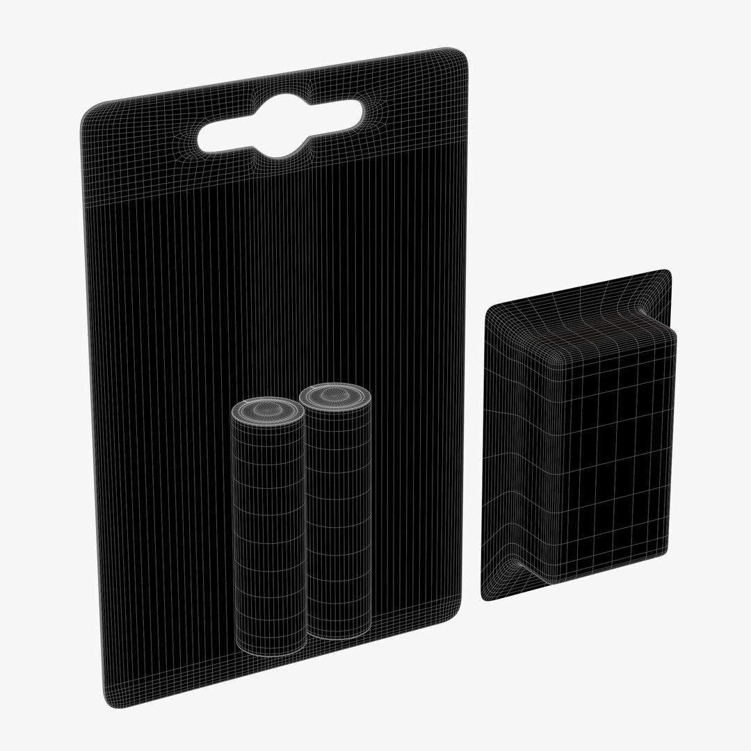 3D Battery Package Pack Model - TurboSquid 1358624