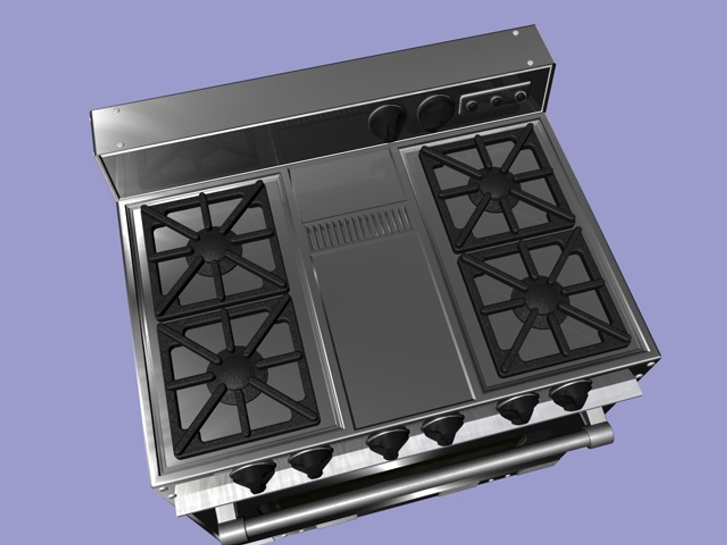 3d kitchen stove model
