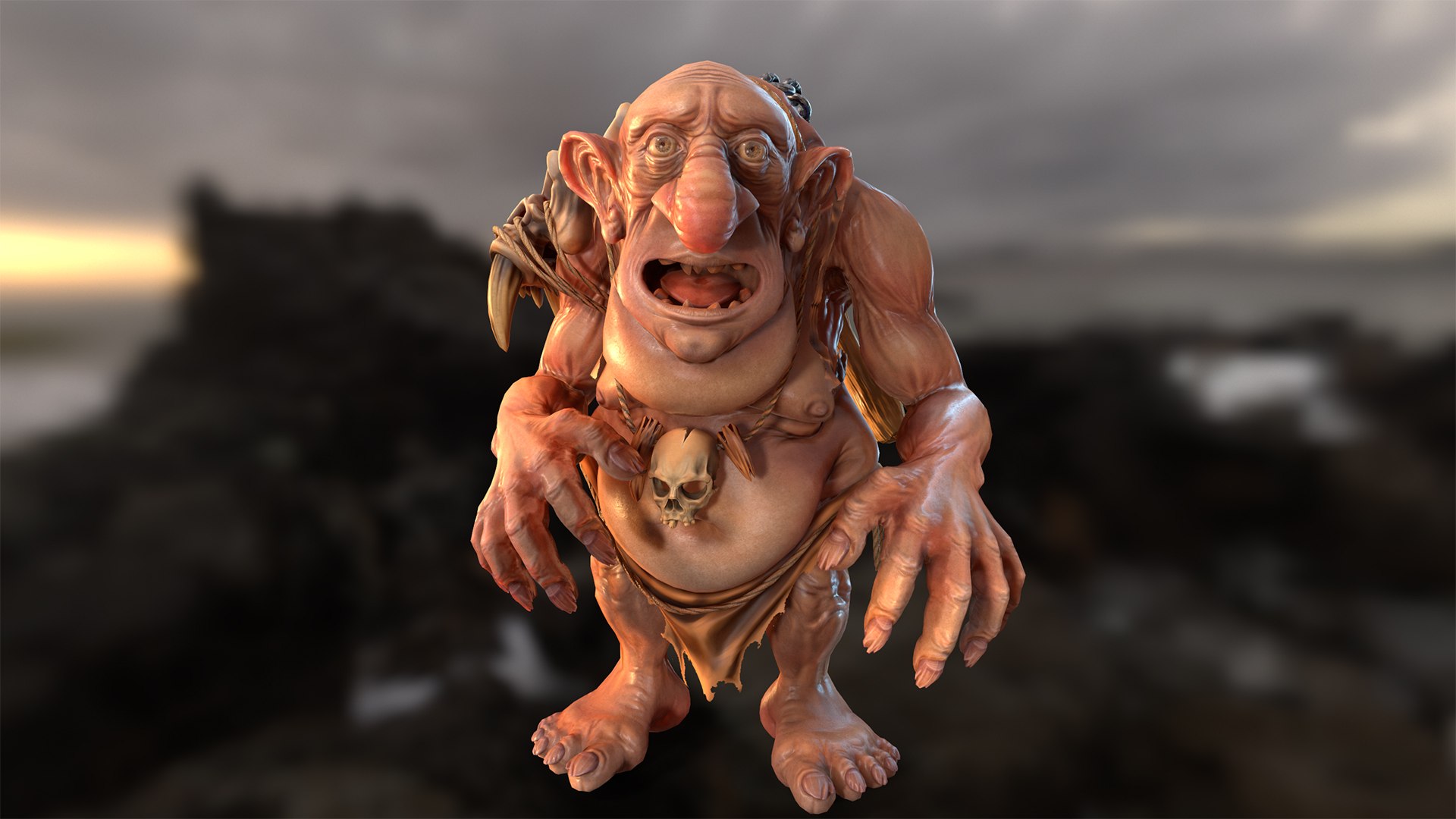 Troll 3D - TurboSquid 2077337