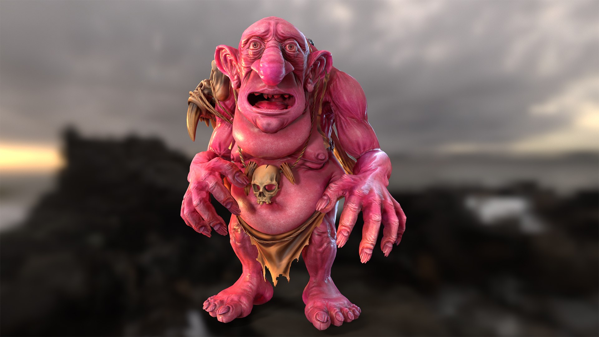Troll 3D - TurboSquid 2077337