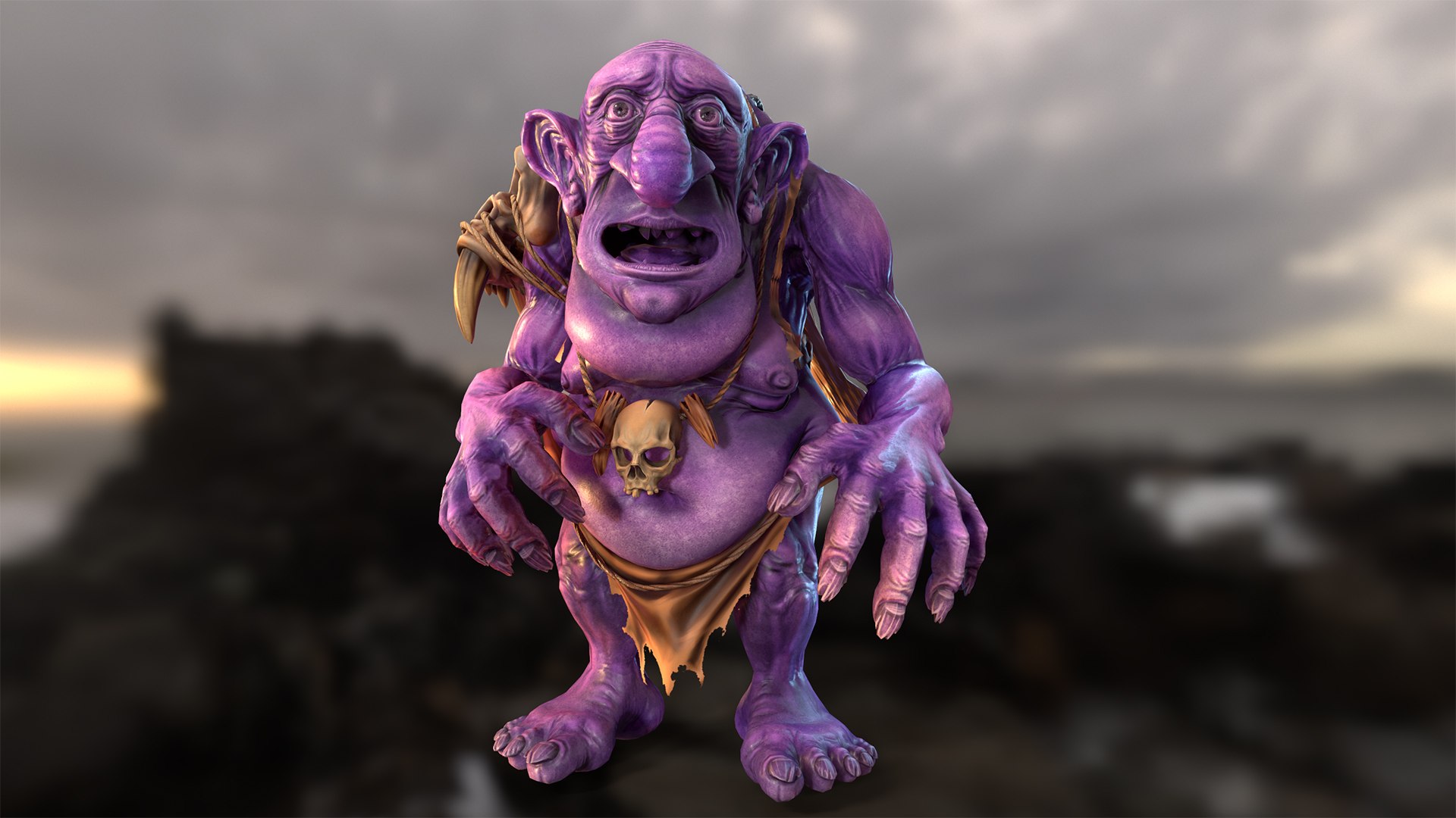 Troll 3D - TurboSquid 2077337