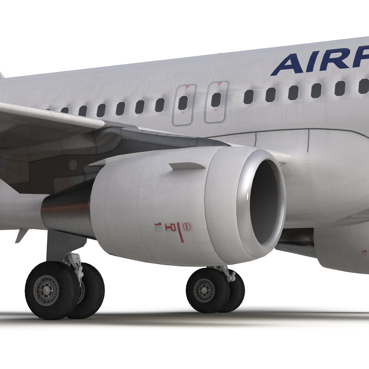 3d airbus a320 air france model