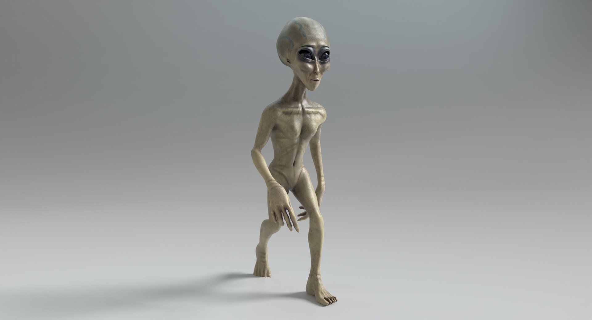 Male And Female Grey Alien Set 2 3D Model - TurboSquid 2116475