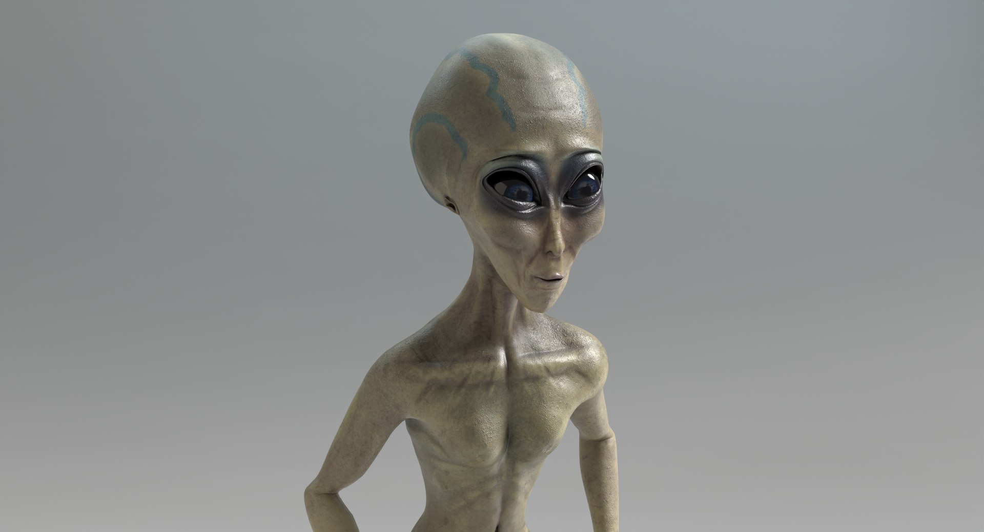 Male And Female Grey Alien Set 2 3D Model - TurboSquid 2116475