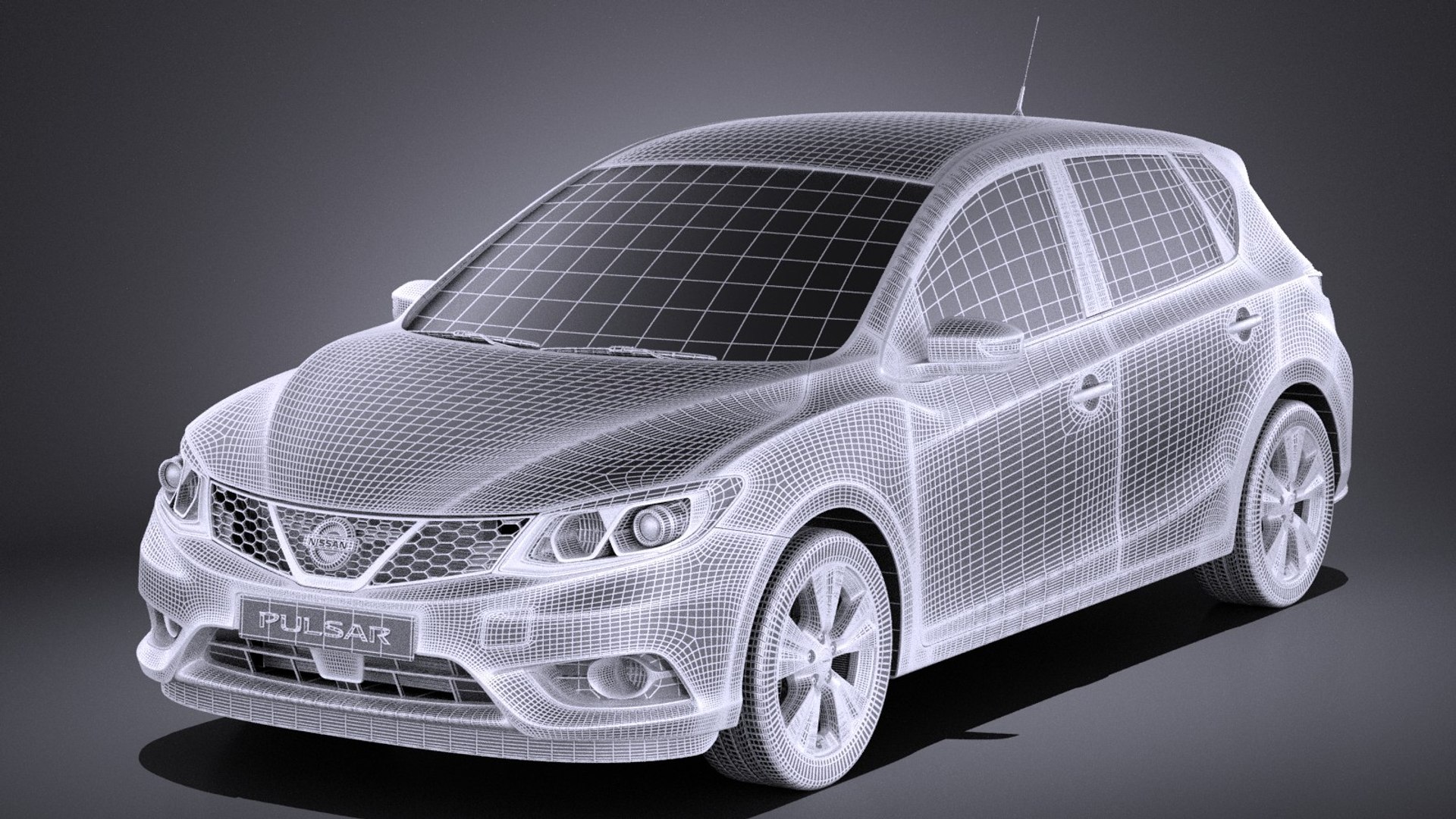 3D 2016 Nissan Pulsar - TurboSquid 1194425