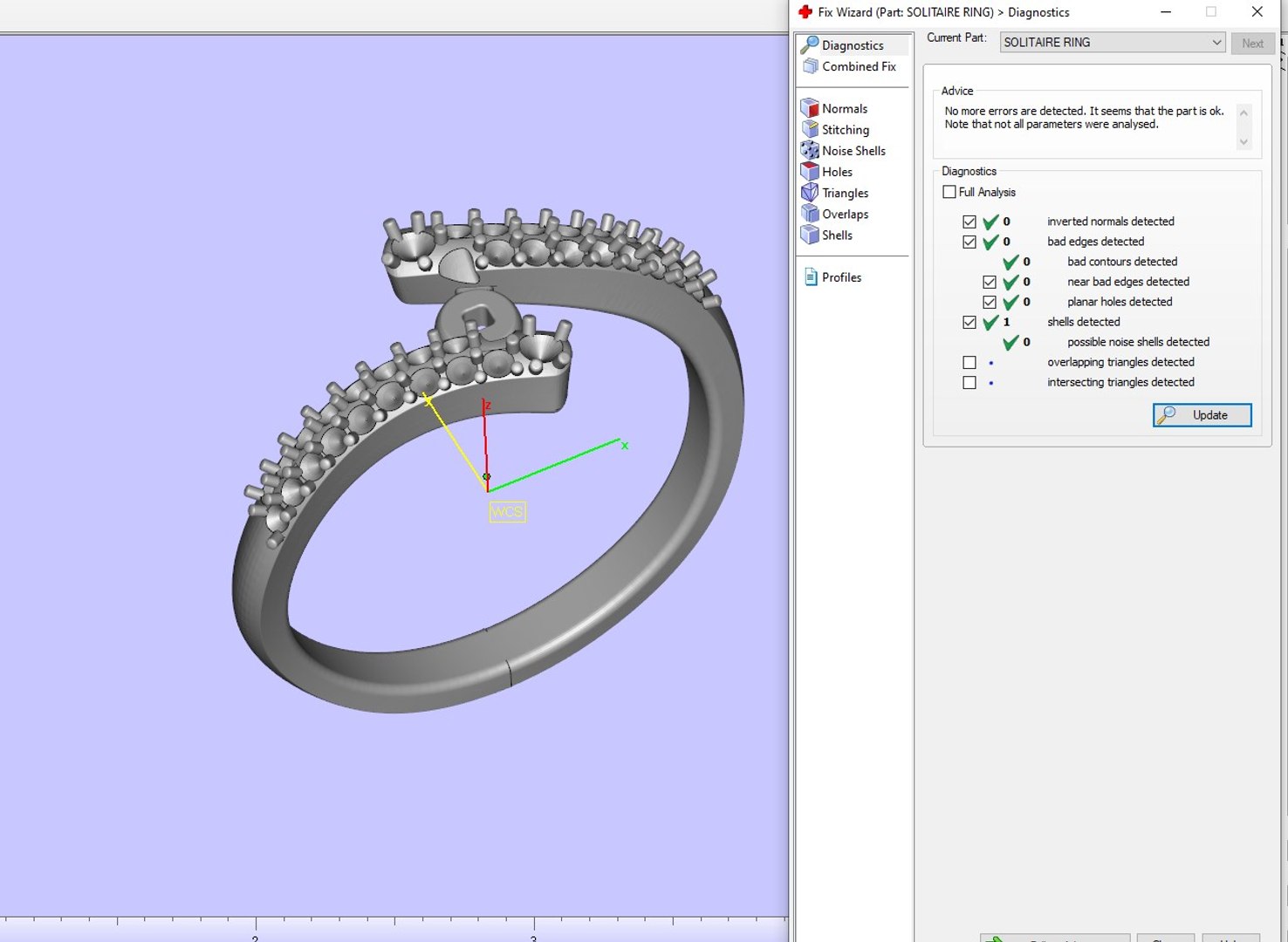 Set Ring Diamond Cad Model - TurboSquid 1656400