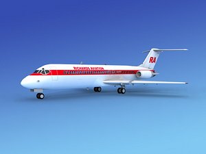 Mcdonnell Douglas Mcdonnell-Douglas-Dc-9 3D Models for Download ...