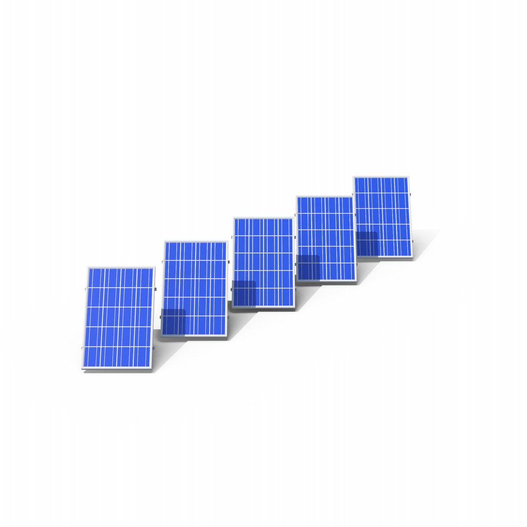 Solar Panels 3D Model - TurboSquid 2248841