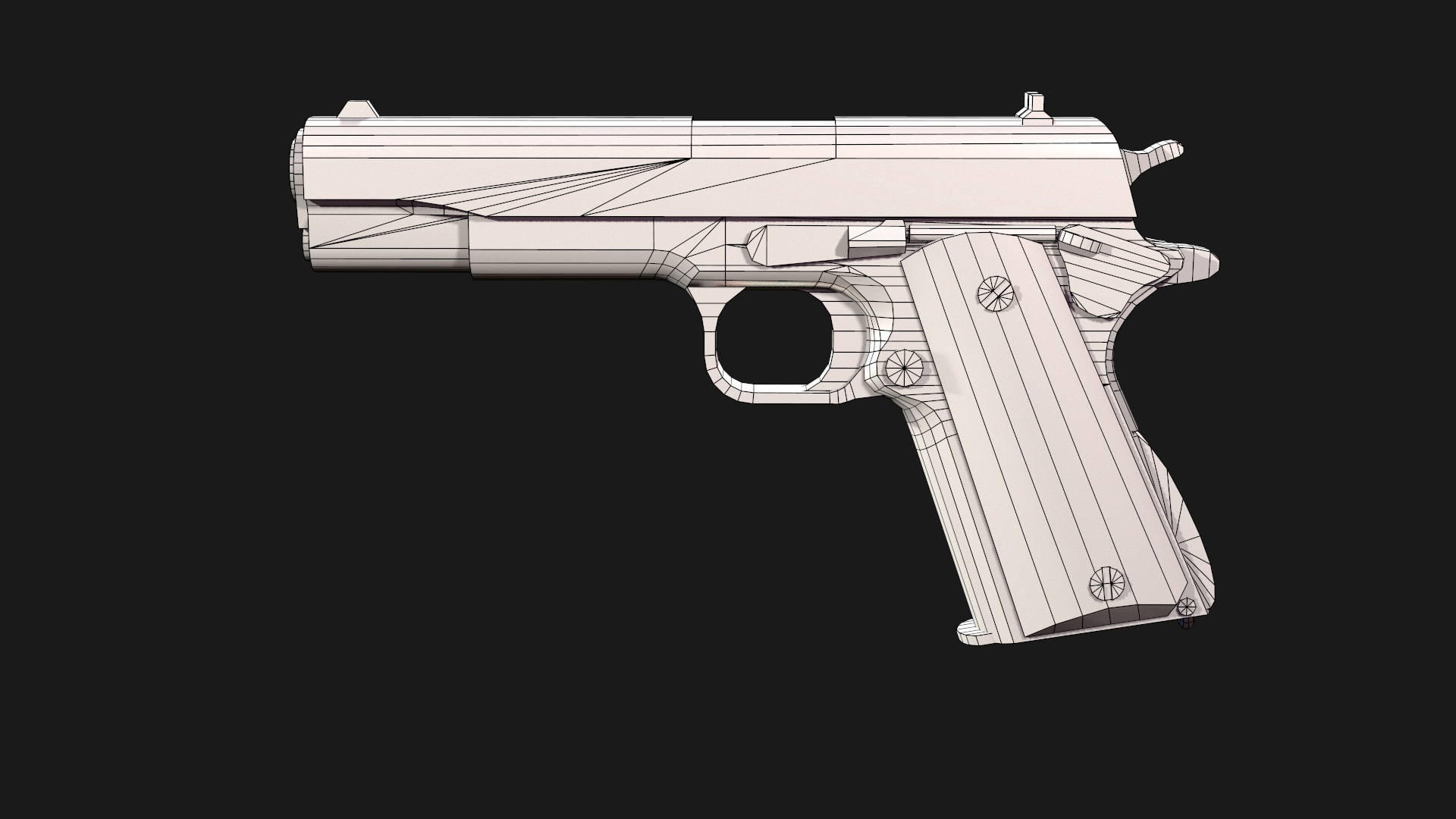 Colt 1911 Pistol 3d Model