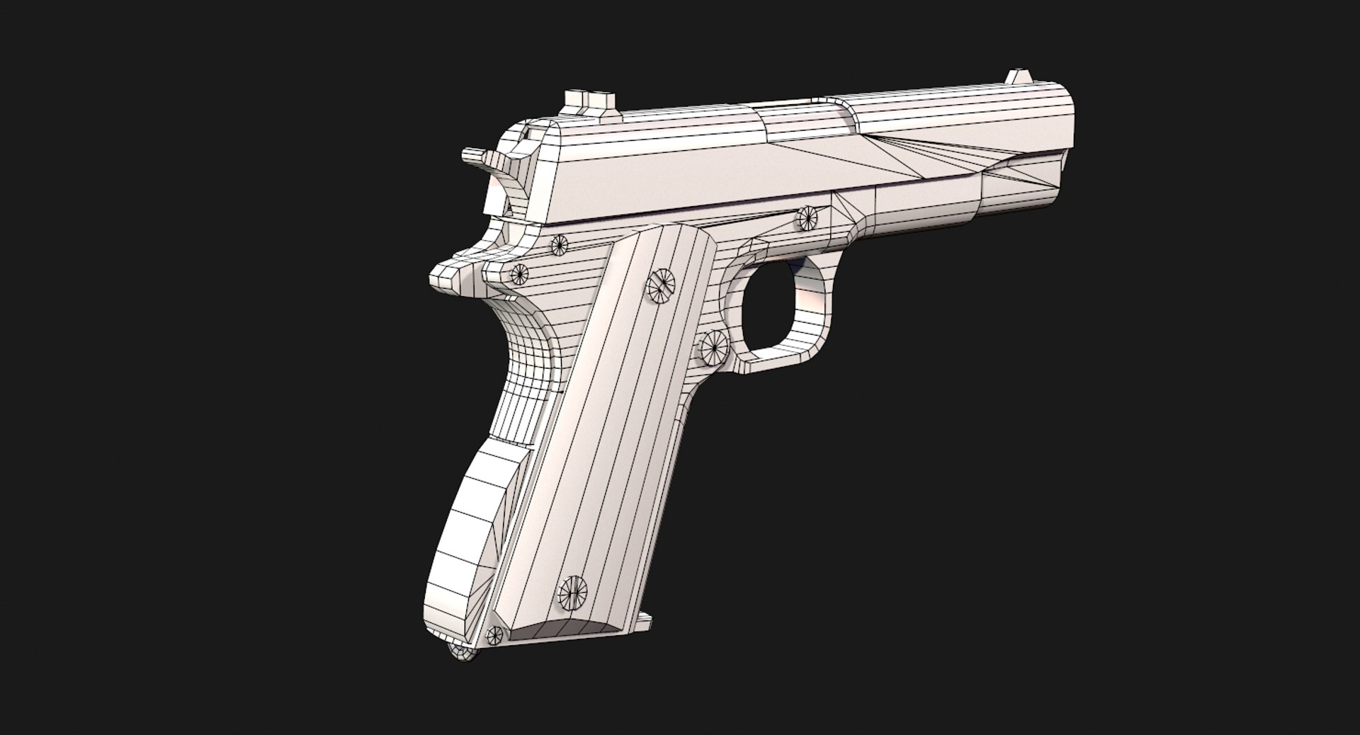 Colt 1911 Pistol 3d Model