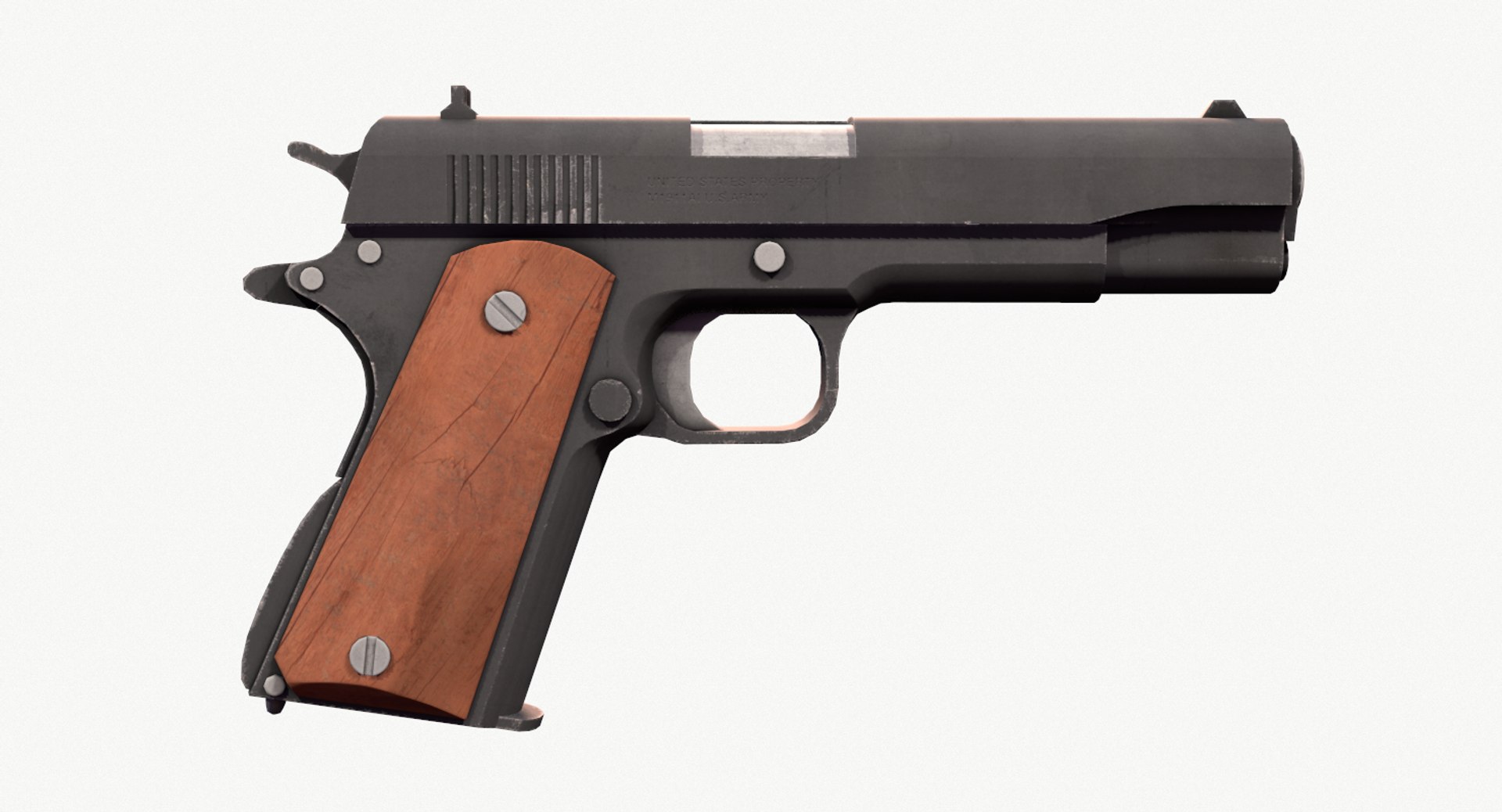 Colt 1911 Pistol 3d Model
