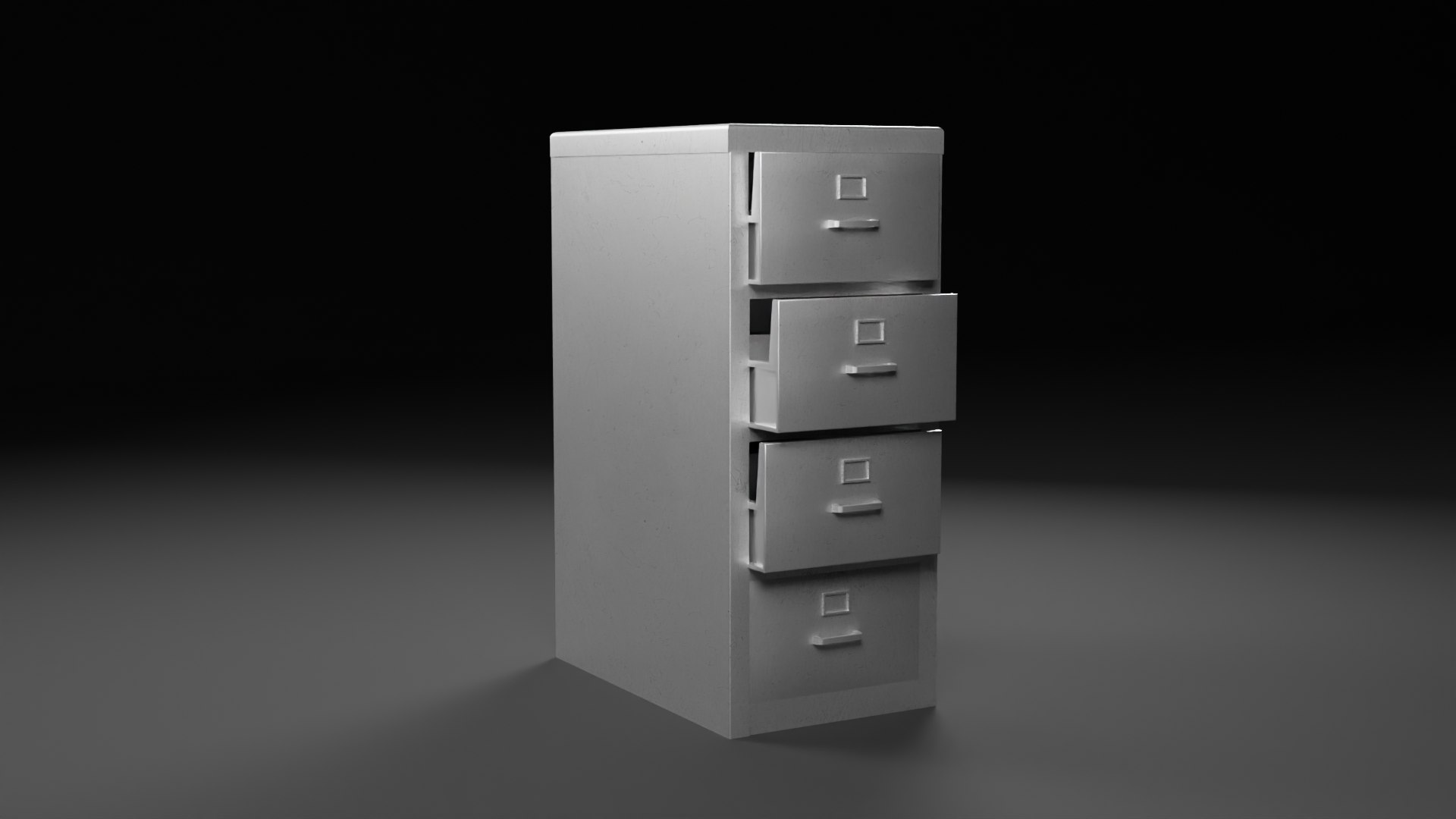 3D Model File Cabinet - TurboSquid 1881043