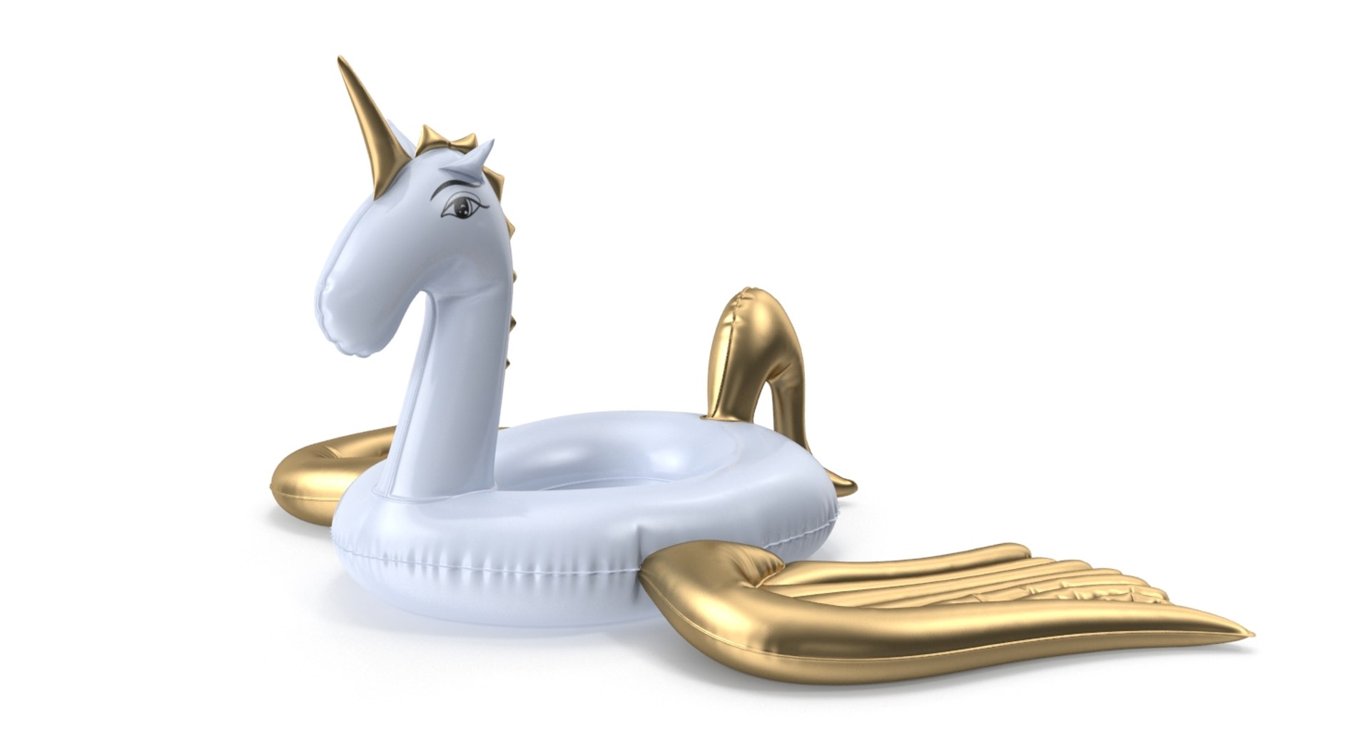 Unicorn Gold Pool Float Model - TurboSquid 1419941