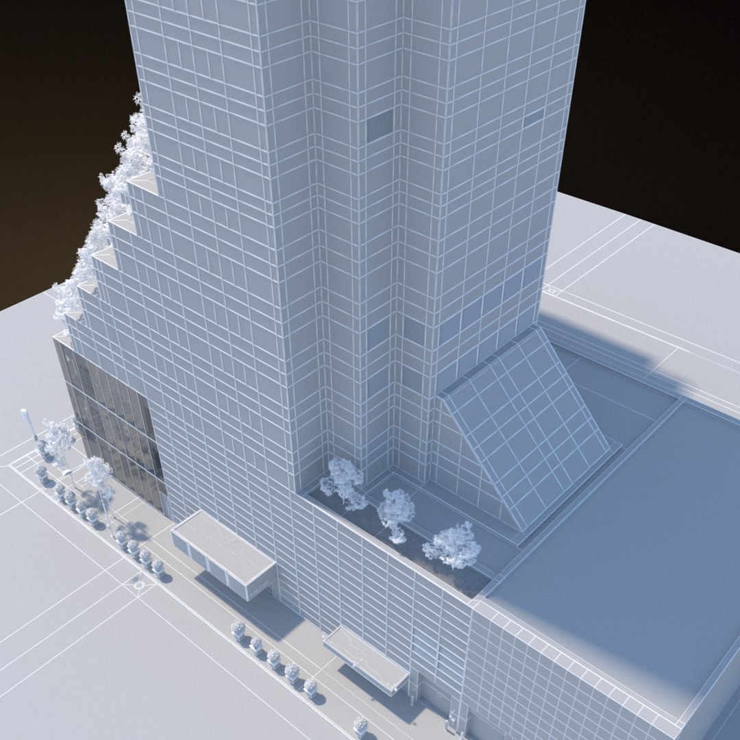 trump tower new york 3d model