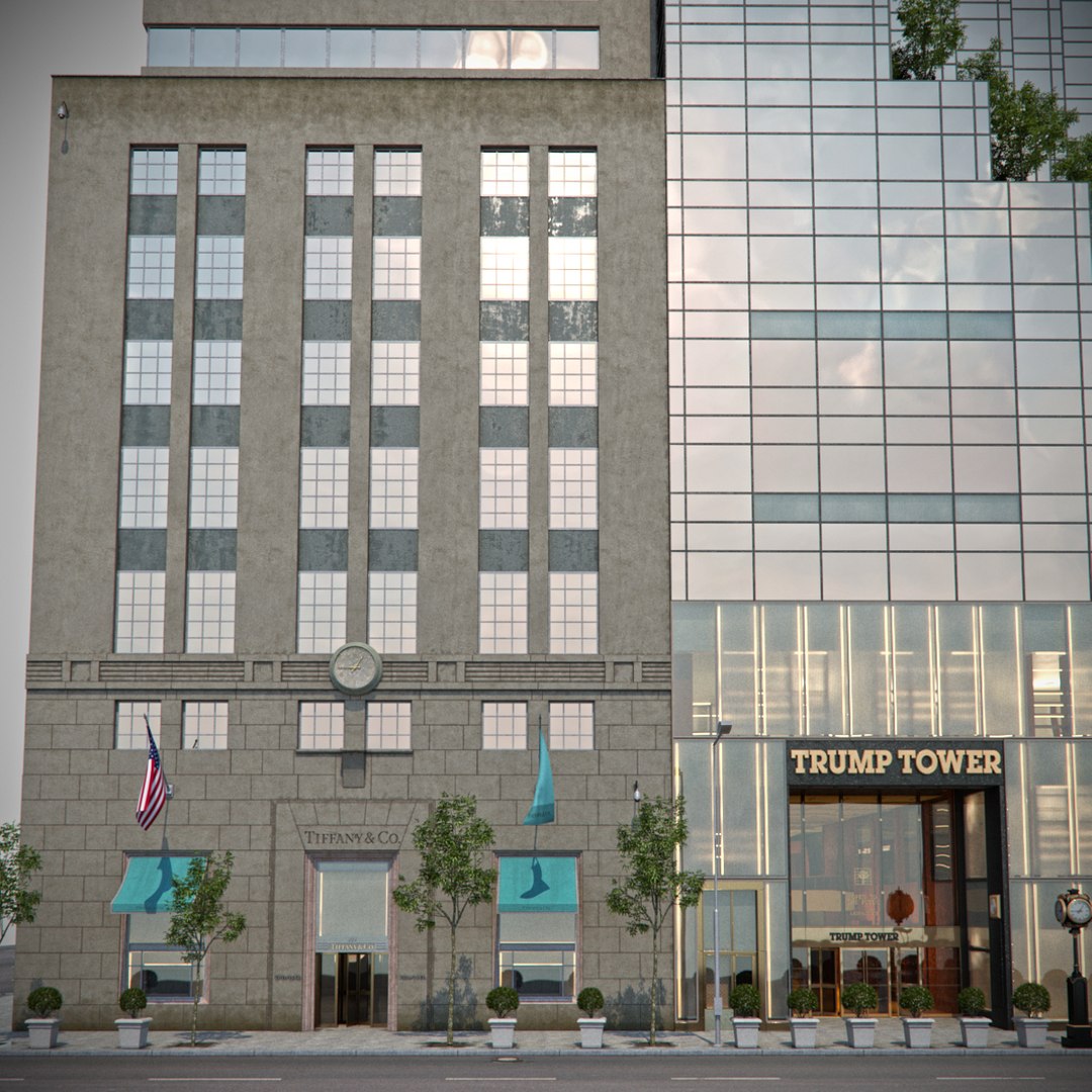 Trump Tower New York 3d Model