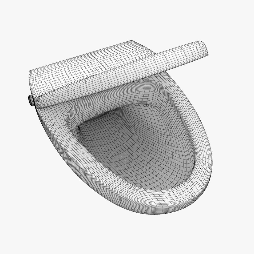 3d model toilet bowl