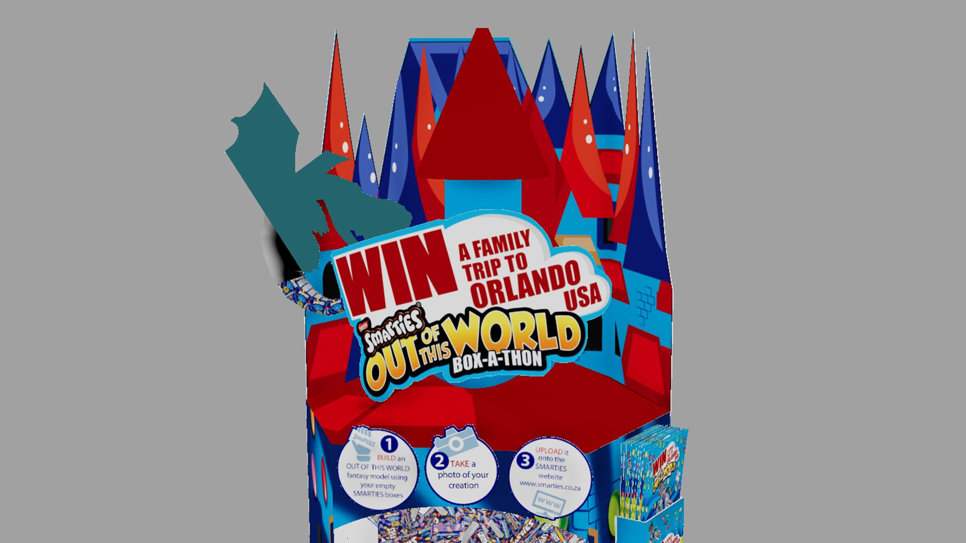 Nestle Smarties Small Colourful Chocolate Box 3D Model - TurboSquid 2193105