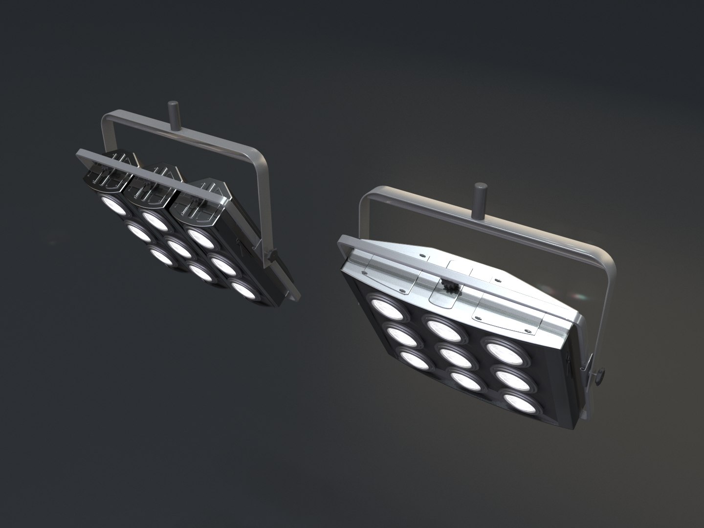 Hanging Studio Light Fixtures 3D Model - TurboSquid 1370465