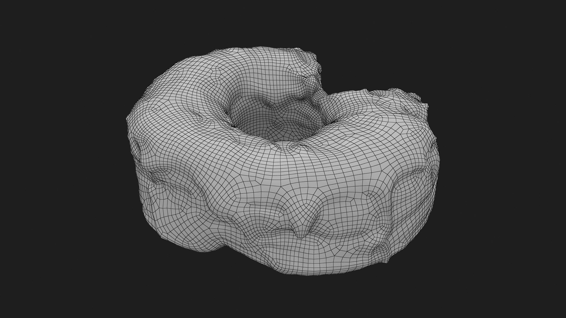 Bite Donut 01 3D Model - TurboSquid 2194662