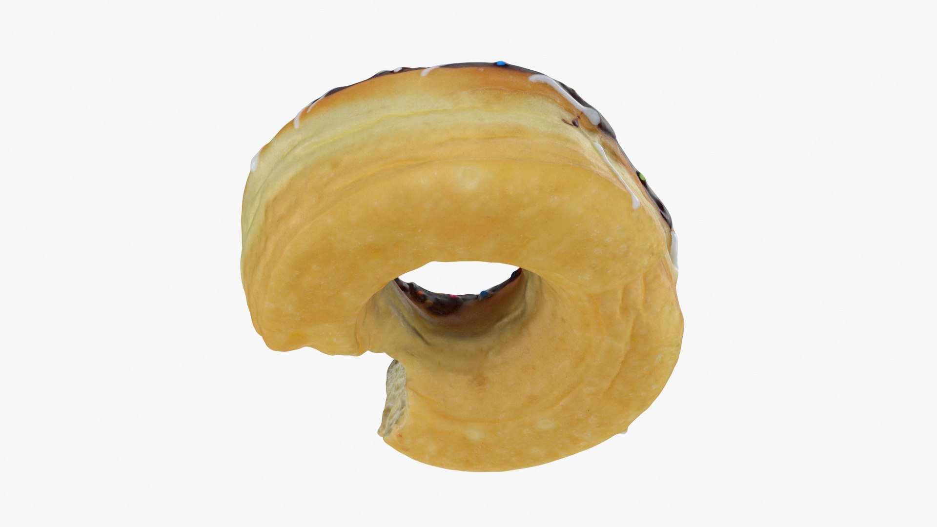 Bite Donut 01 3D Model - TurboSquid 2194662