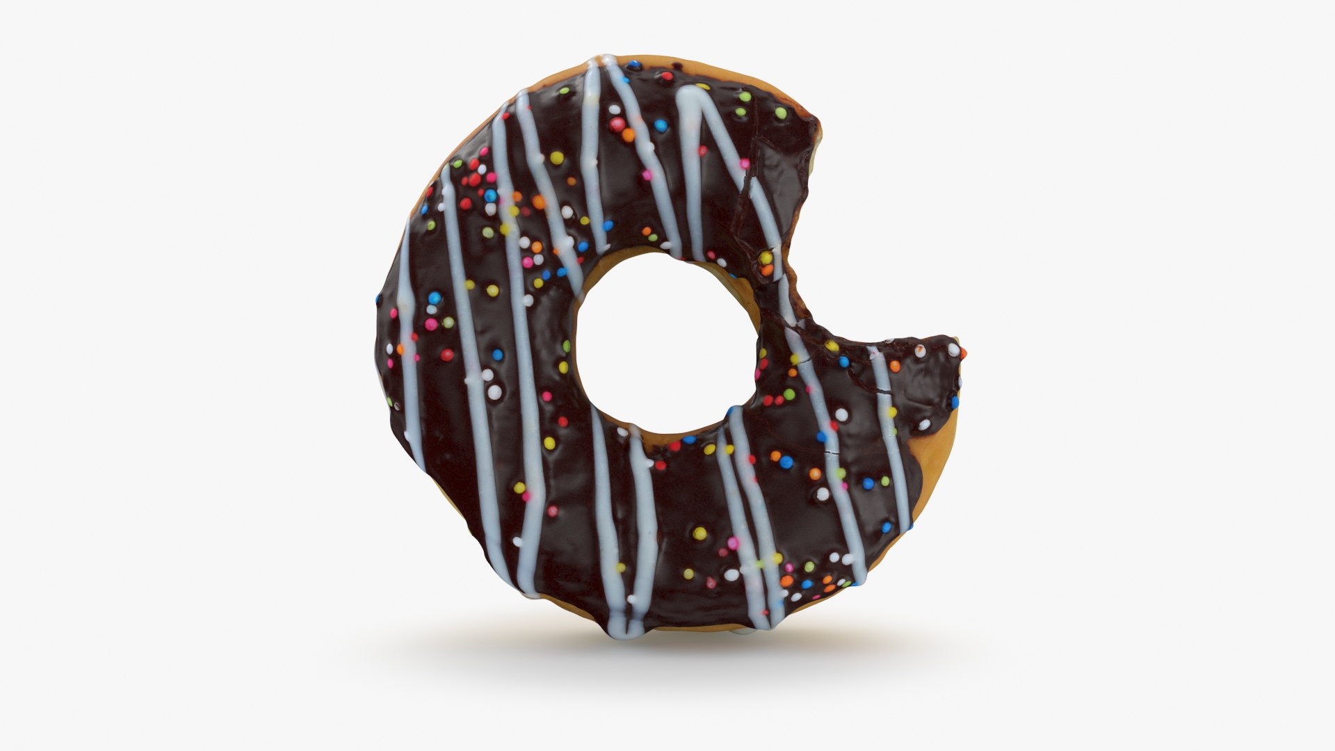 Bite Donut 01 3D Model - TurboSquid 2194662