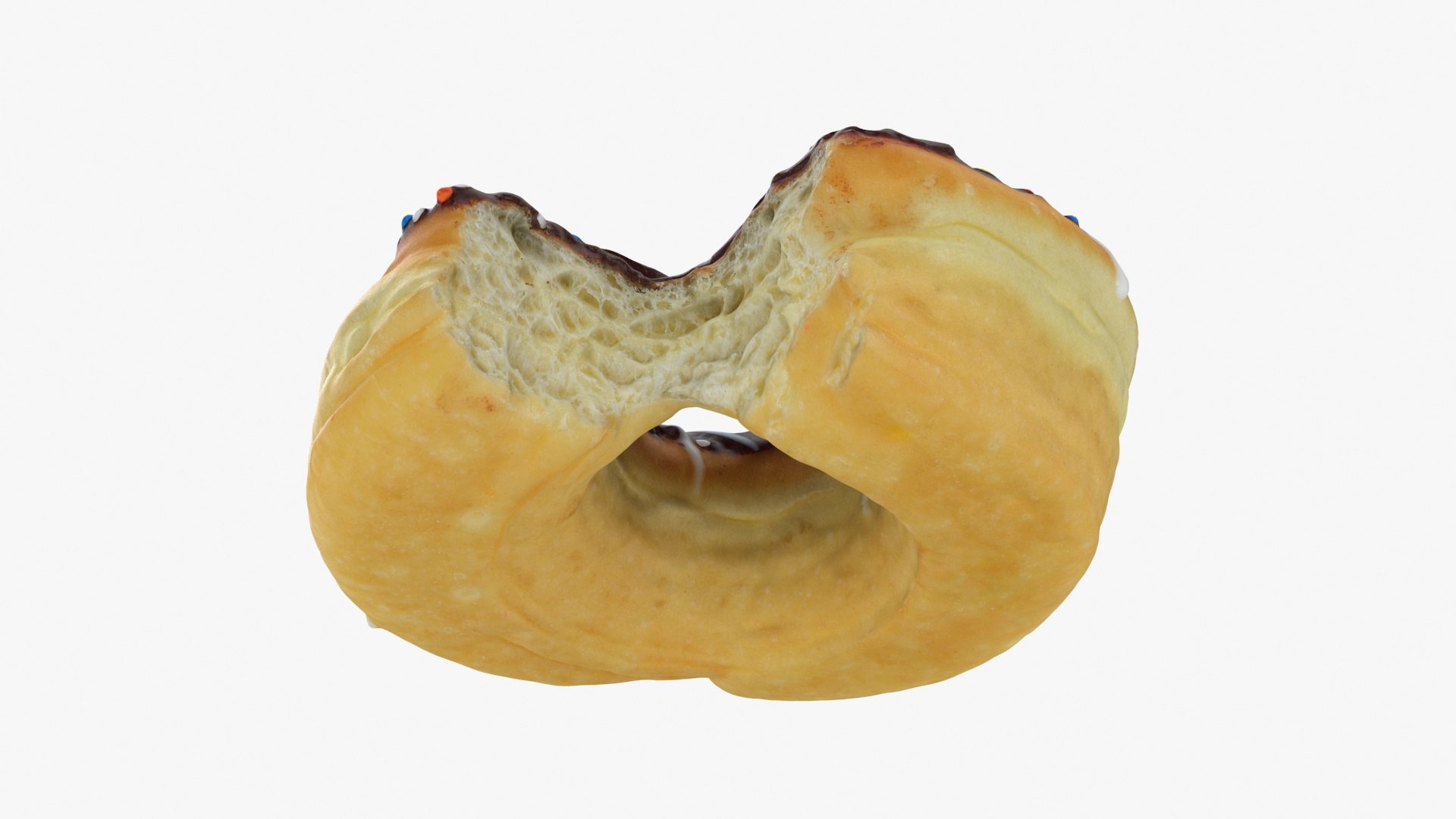 Bite Donut 01 3D Model - TurboSquid 2194662