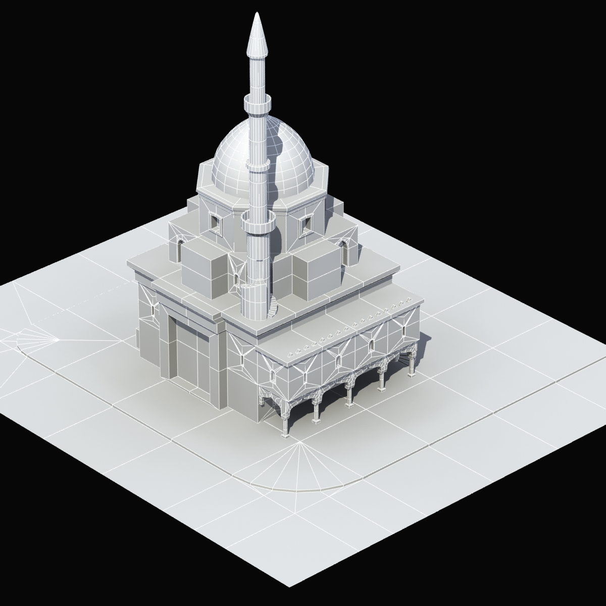 3d model mosque