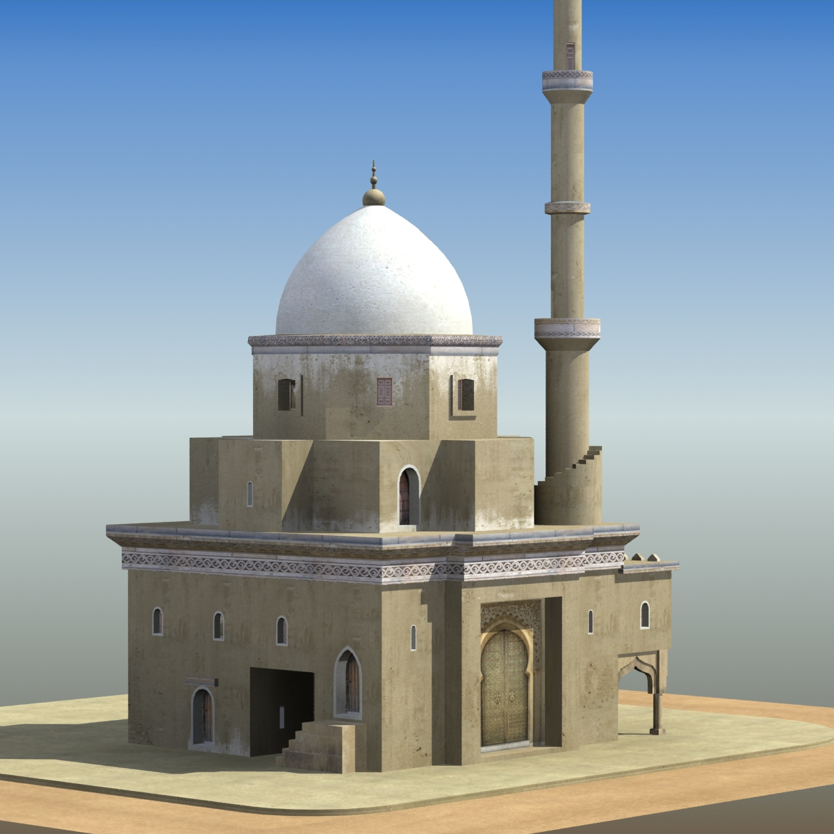 3d model mosque