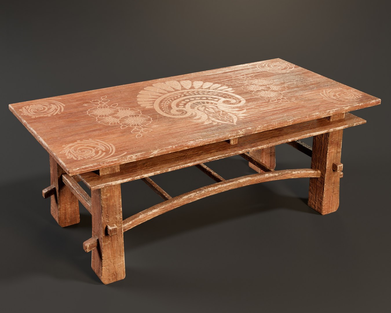 3D Japanese Curved Tables Model - TurboSquid 2357186