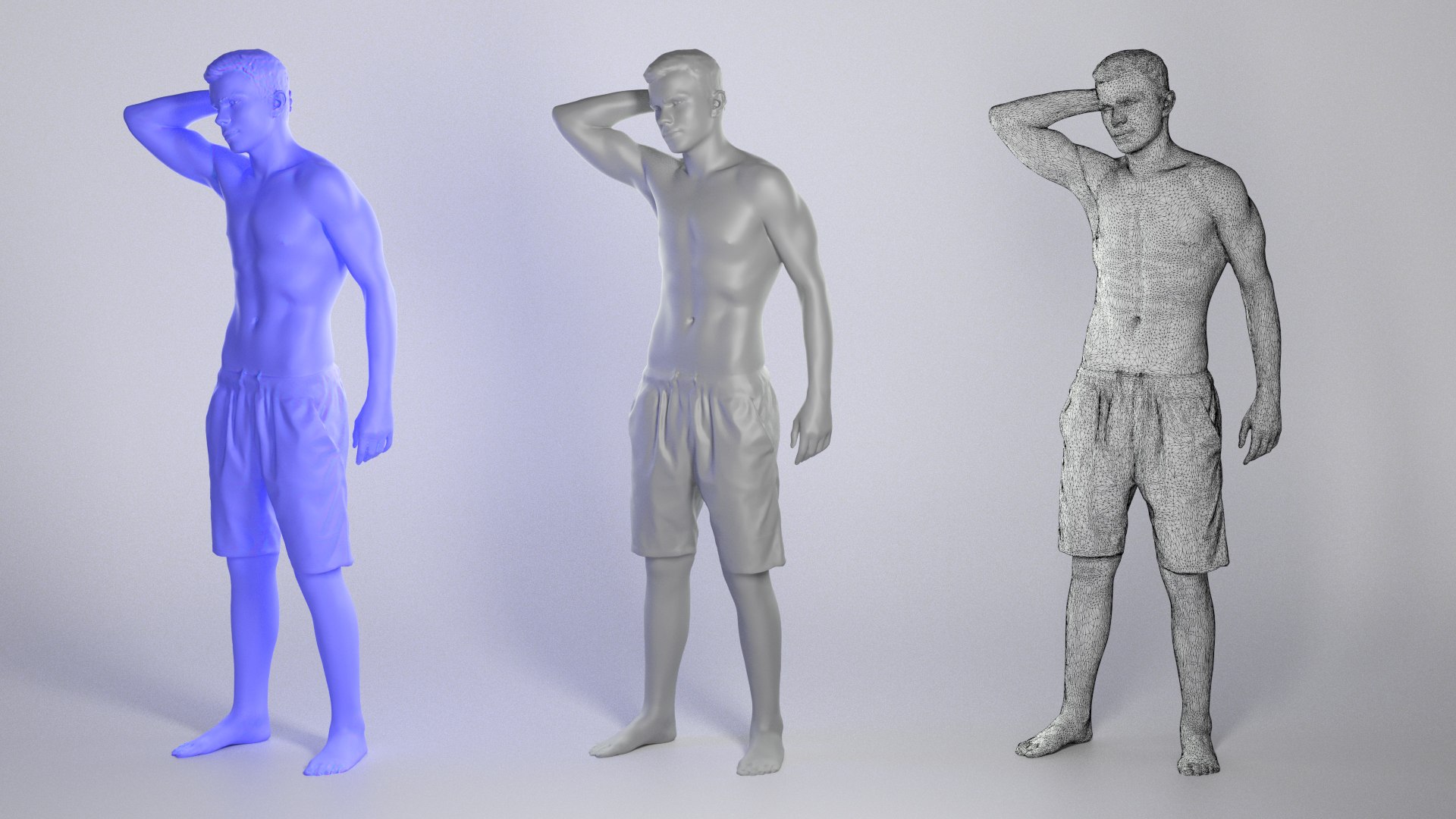 3D Young Man Model - TurboSquid 1555756