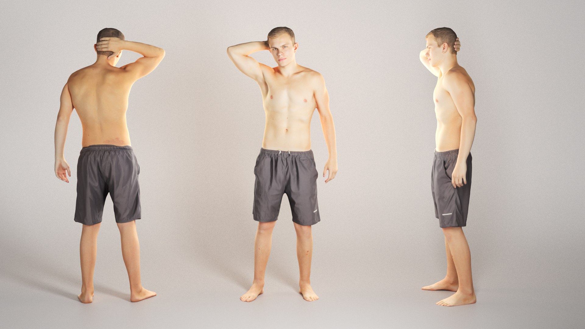 3D Young Man Model - TurboSquid 1555756