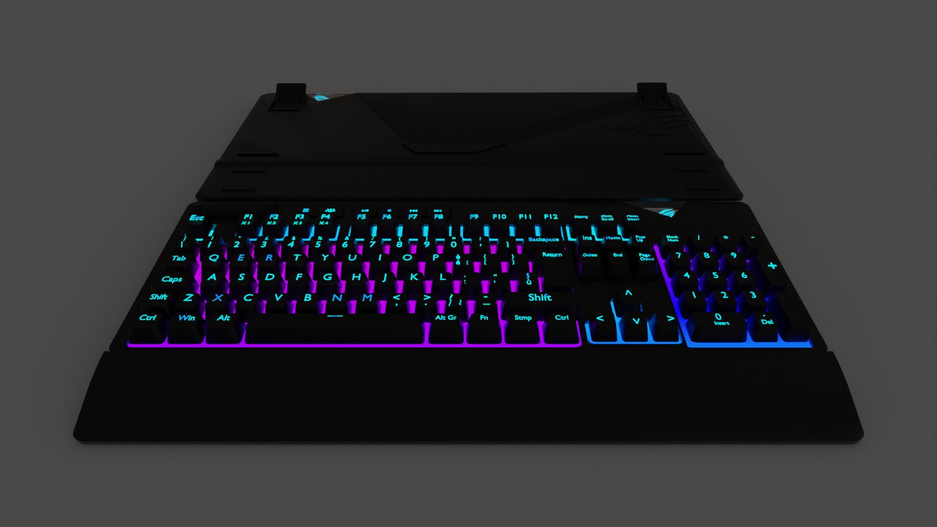 ASUS ROG RGB Gaming Keyboard Gaming Setups 3D model3D模型 - TurboSquid ...