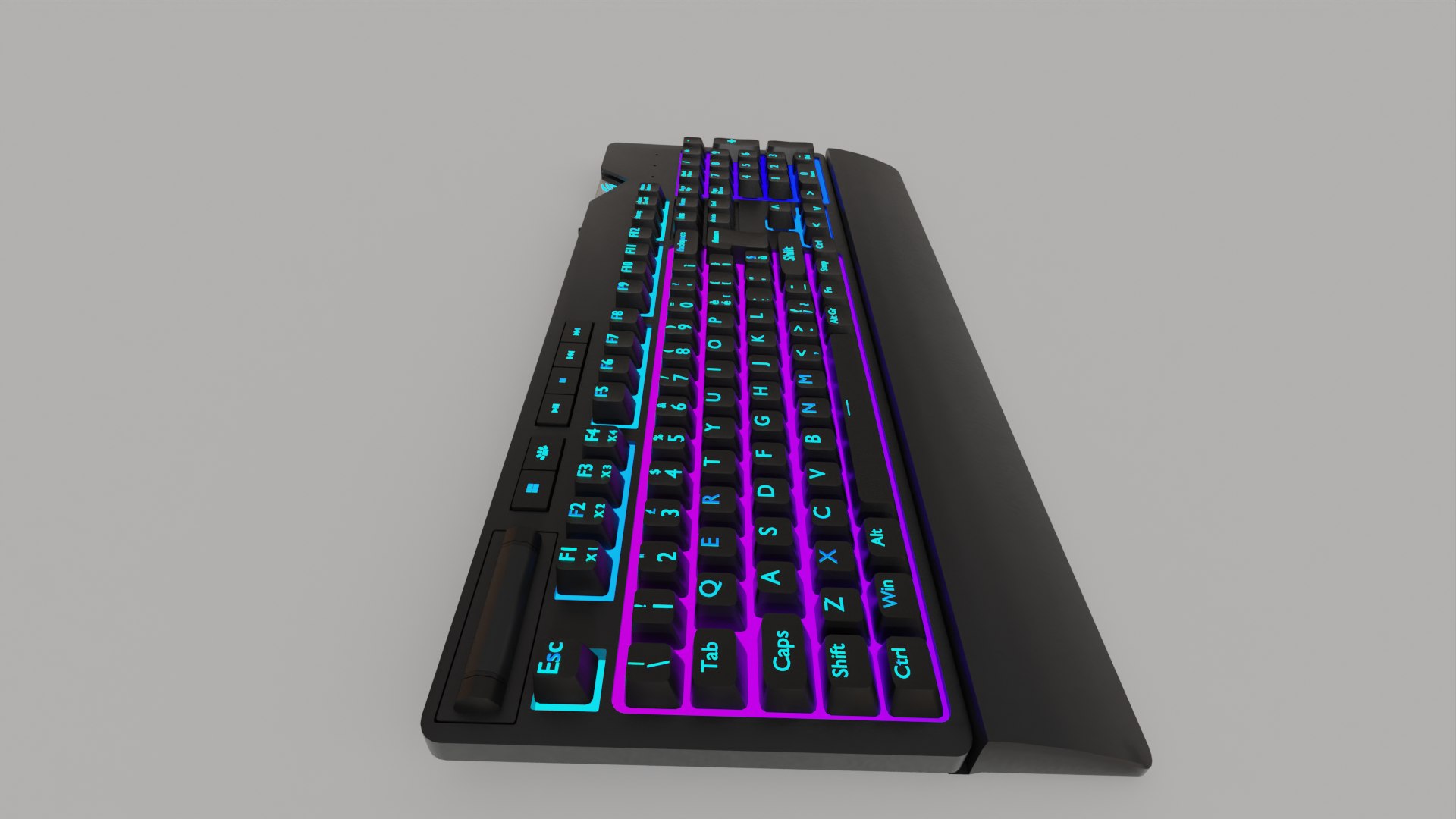 3D ASUS ROG RGB Gaming Keyboard Gaming Setups model - TurboSquid 2079216