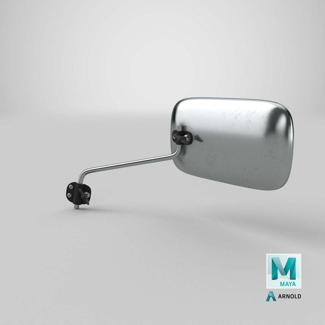 3D Retro Side View Mirror V1 Model - TurboSquid 2065787