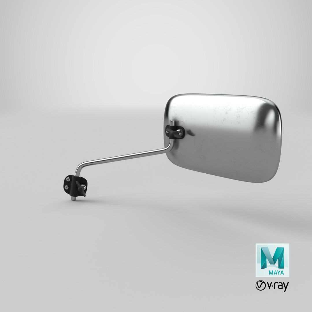 3D Retro Side View Mirror V1 Model - TurboSquid 2065787