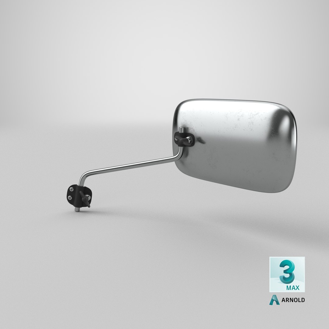 3D Retro Side View Mirror V1 Model - TurboSquid 2065787