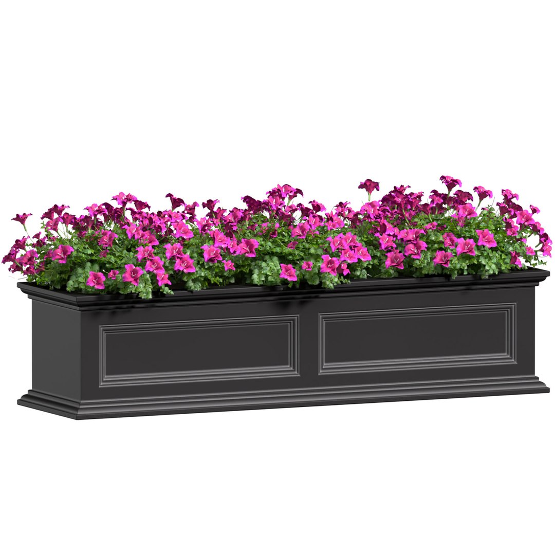 3D Window box flower pot Balcony container garden - TurboSquid 2146766