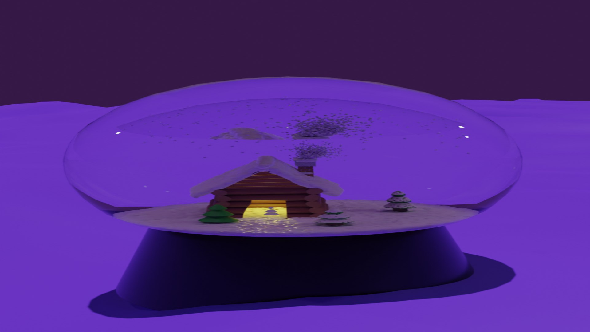 A Winter Wonderland In A Glass Sphere 3D Model - TurboSquid 2056462