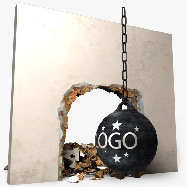 破墙3D模型 - TurboSquid 1120253