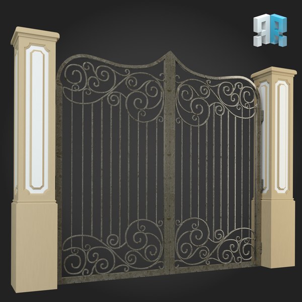 gate 3d model