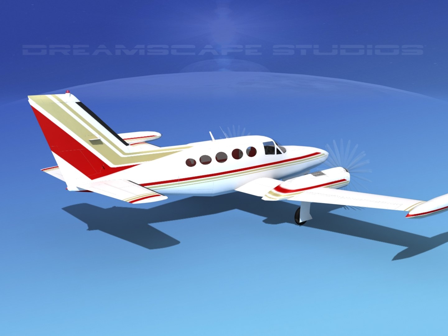 propellers cessna 414 chancellor dxf