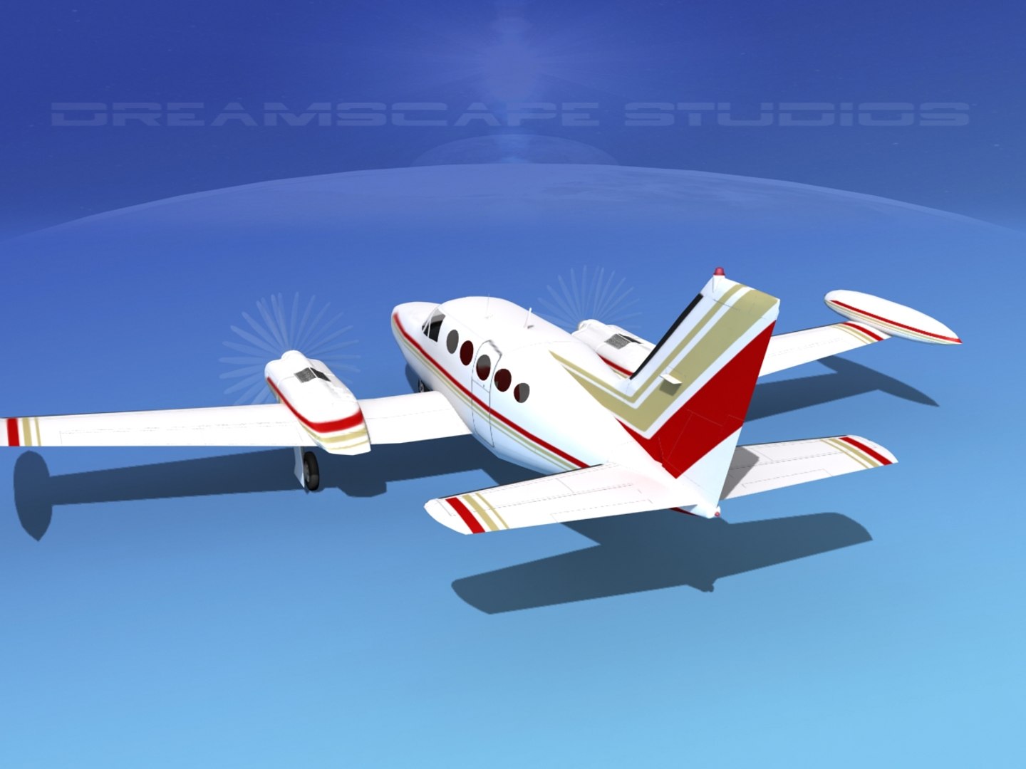 propellers cessna 414 chancellor dxf