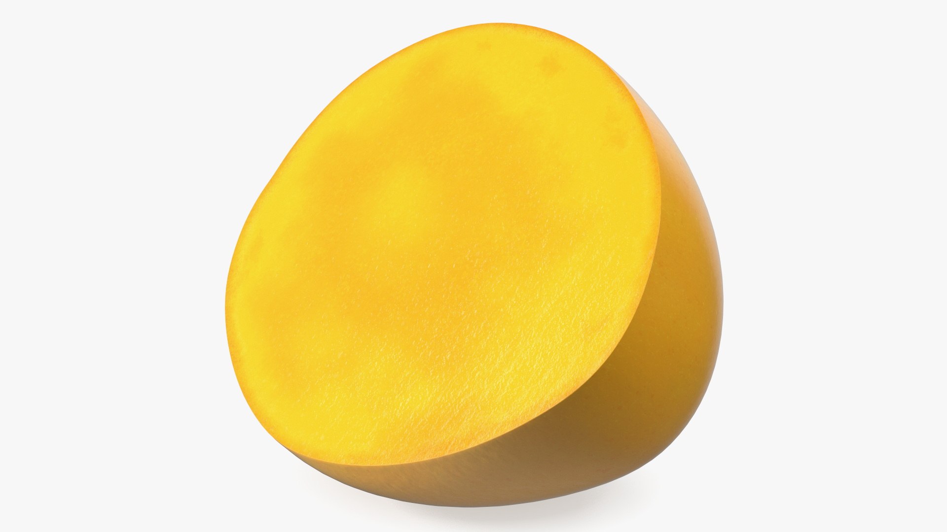 3D model Half of Mango Fuit Yellow - TurboSquid 2108372