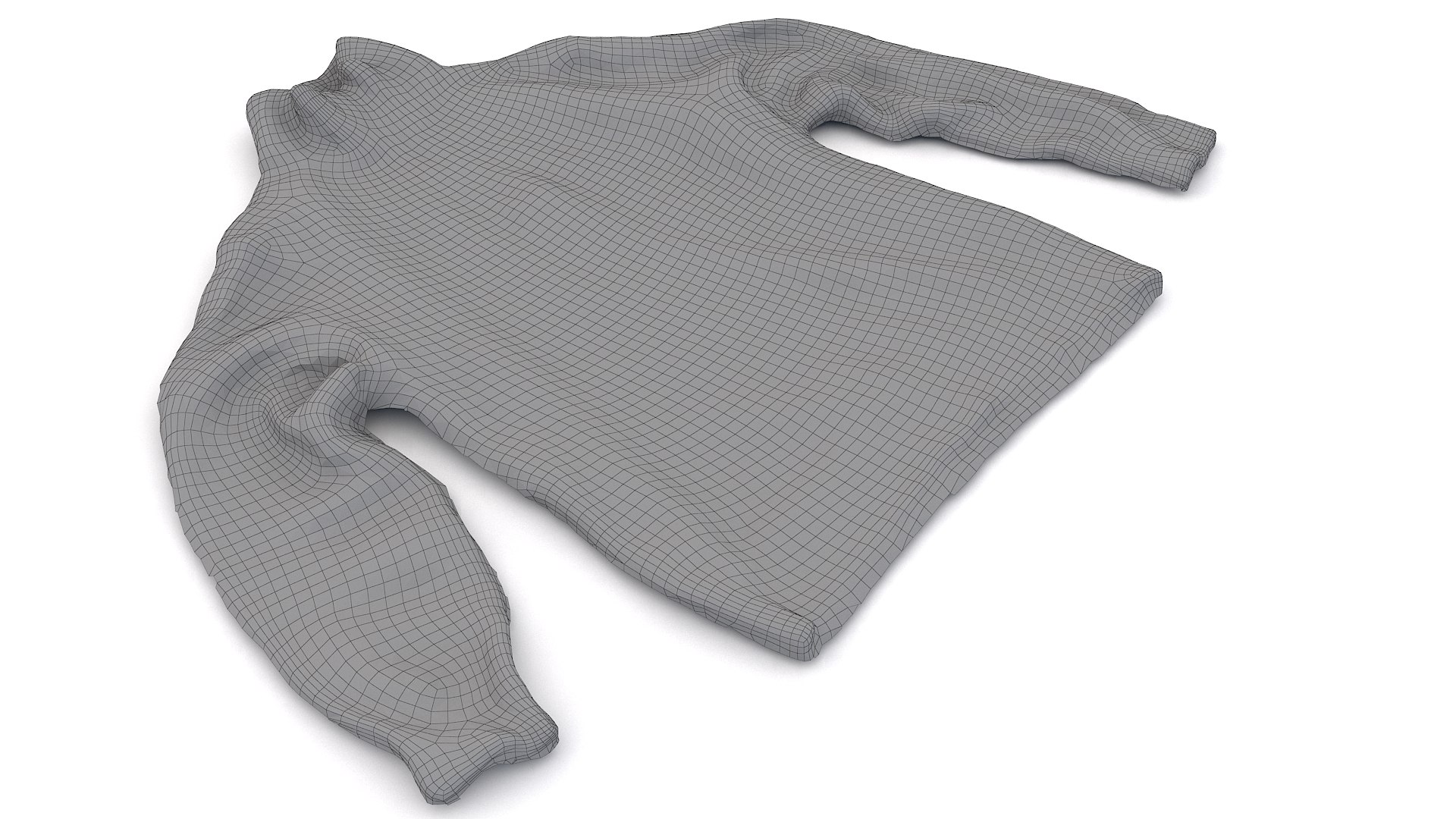 Clothes Fashion Pullover 3D Model - TurboSquid 1452048