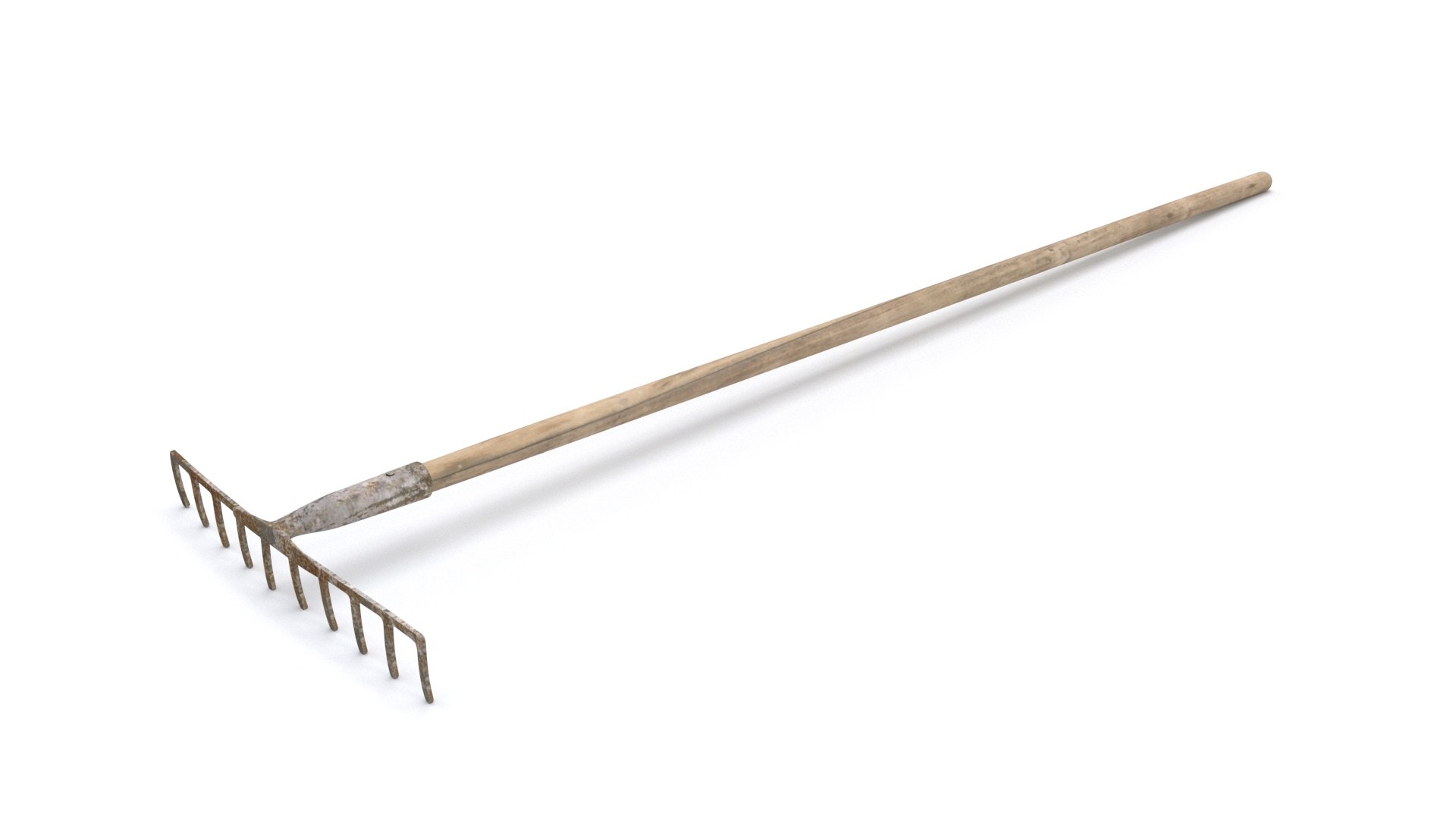3D model Garden Tool 8 - Rake - TurboSquid 1924737