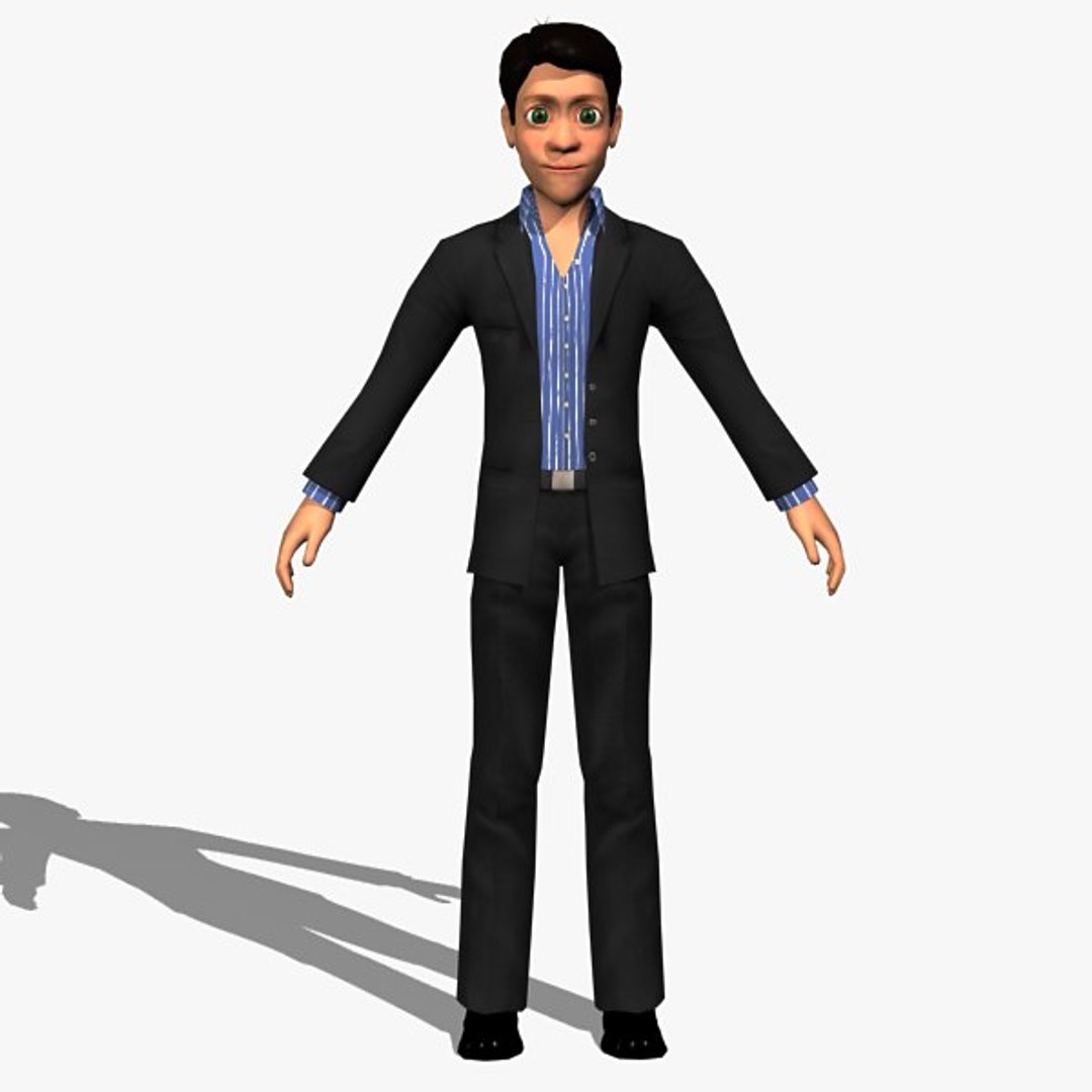 cartoon man character max