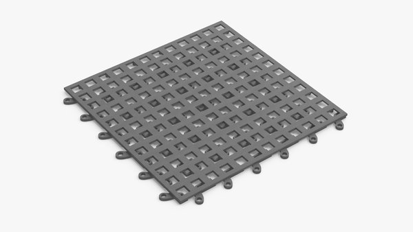 modelo 3d Baldosa de PVC para garaje gris - TurboSquid 2234498