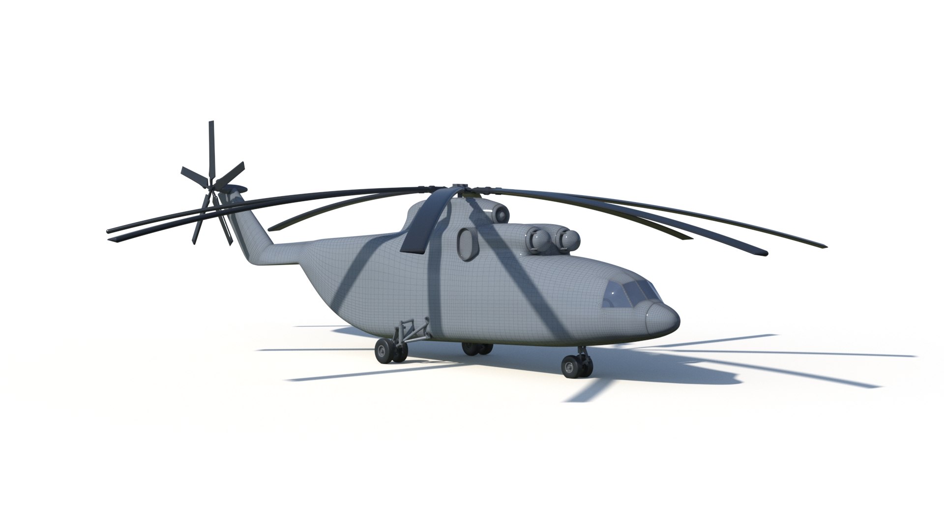 Mi-26 Helicopter Model - TurboSquid 1970802