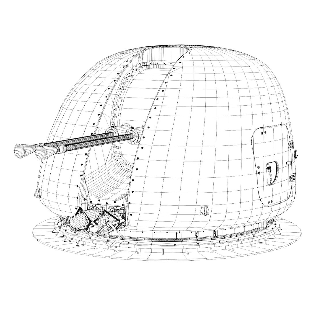 3ds Max Breda Twin 40mm Naval Gun