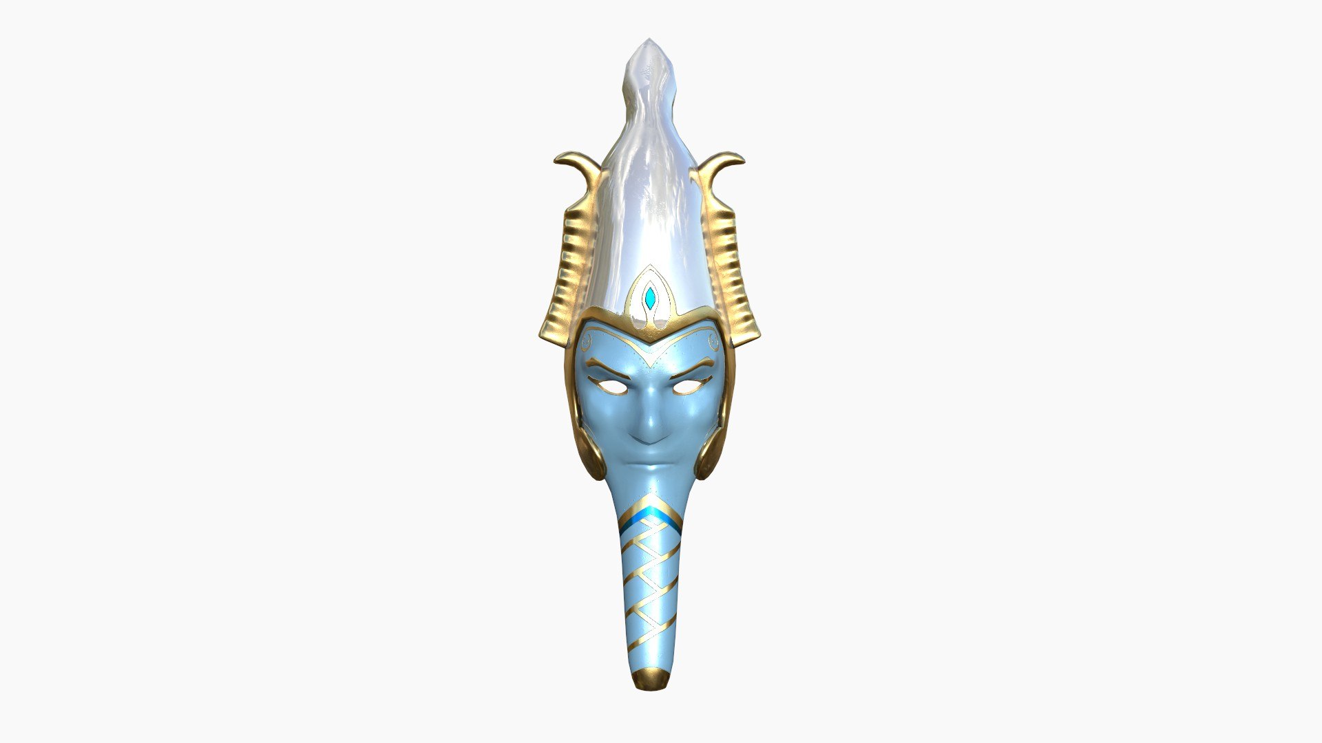 3D Osiris Mask A04 - Egyptian Gods Character Clothing Model ...